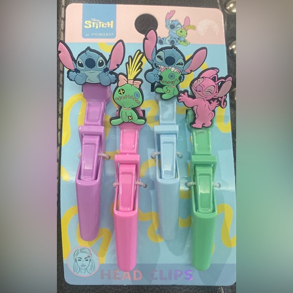Disney | Accessories | Disney Hair Clips Lilo Stitch | Poshmark
